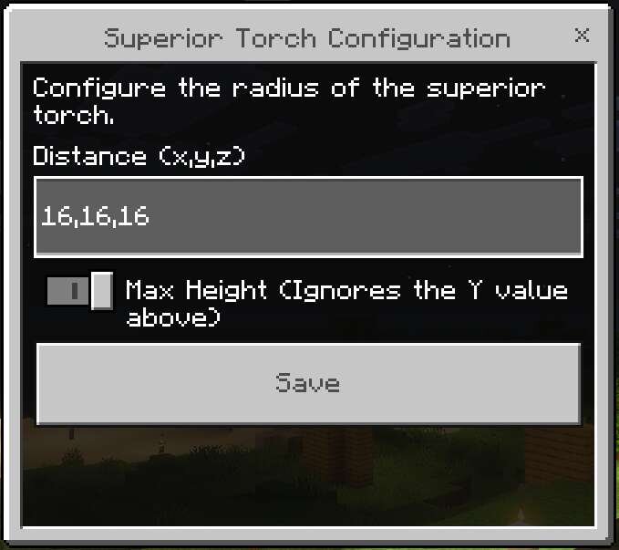 Superior Torch Add-on 1.21+ | Minecraft PE Addons